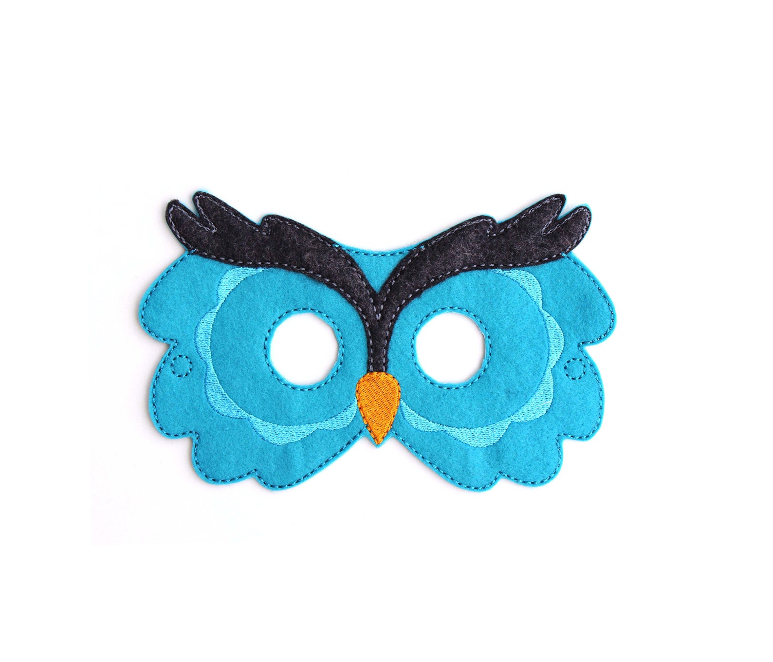 Kids Owl Mask, Owl Costume, Bird, Felt Mask, Kids Face Mask, Animal ...