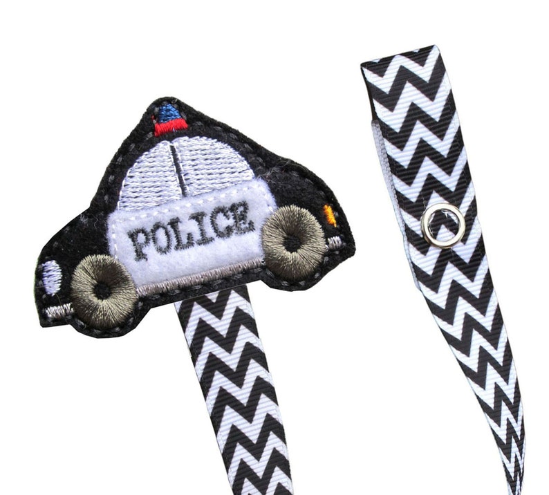Police Car Pacifier Clip Squad Car Pacifier Clip - Etsy