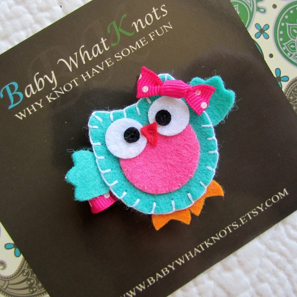Owl Hair Clip - Etsy