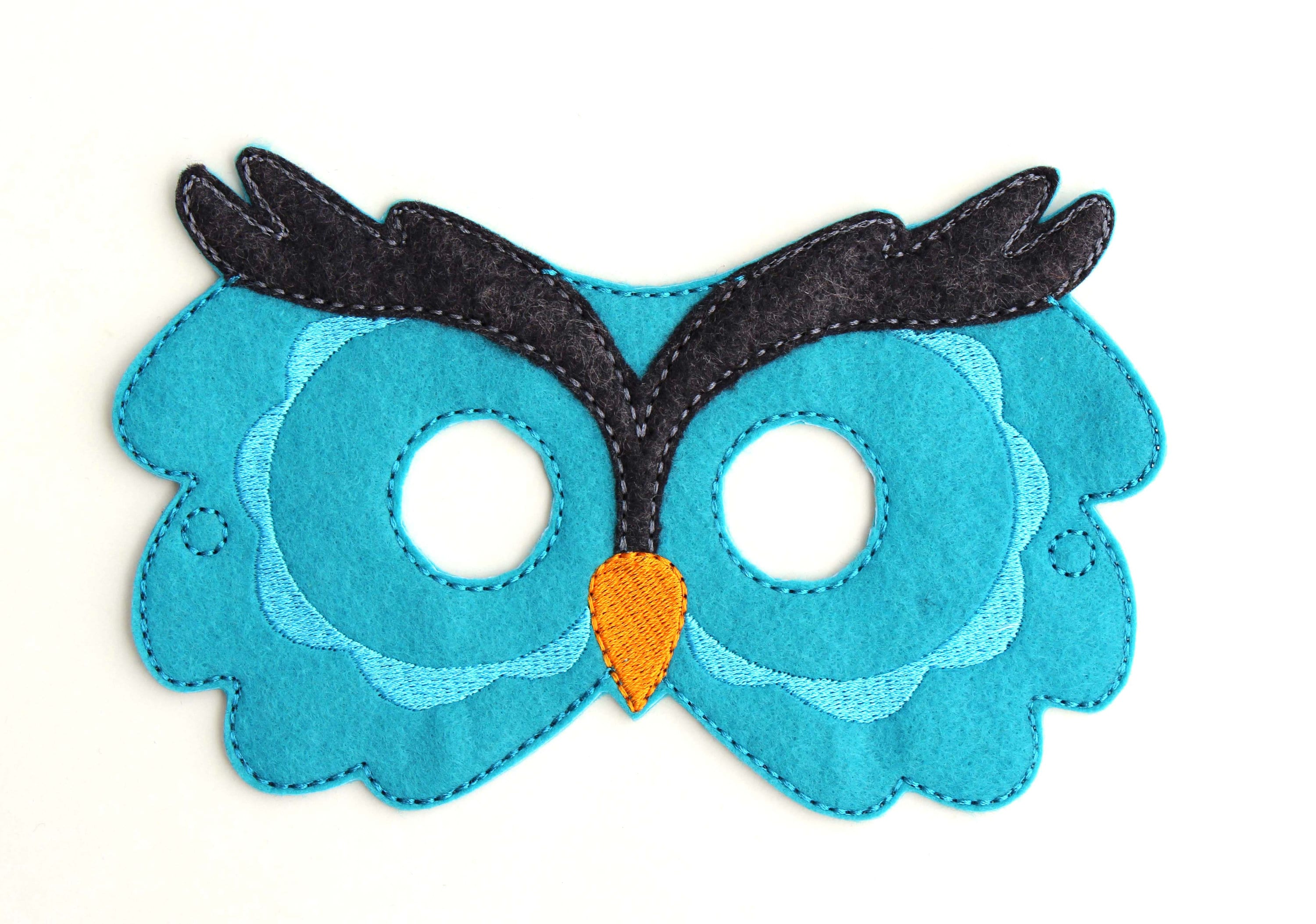 Kids Owl Mask Owl Costume Bird Felt Mask Kids Face Mask | Etsy