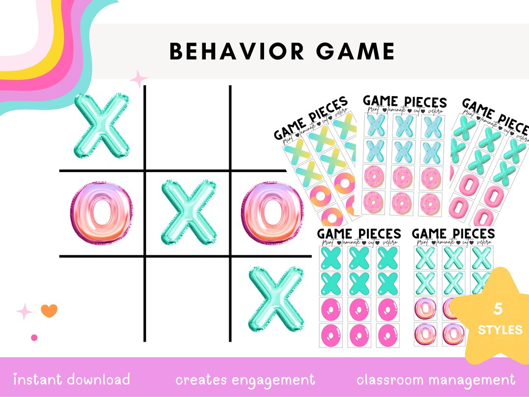 Behavior Management Class Bingo Game: Editable Teacher Printable ...