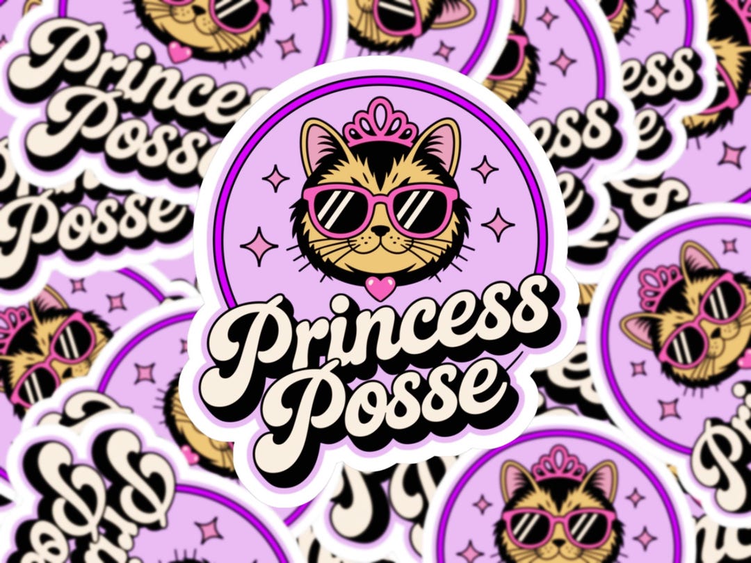 Princess Donut Princess Posse Sticker, Dungeon Crawler Carl Inspired ...