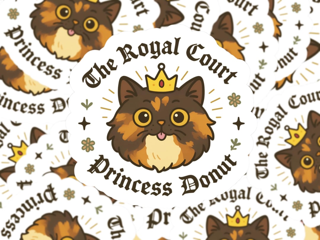 The Royal Court of Princess Donut Sticker, Dungeon Crawler Carl Vinyl ...