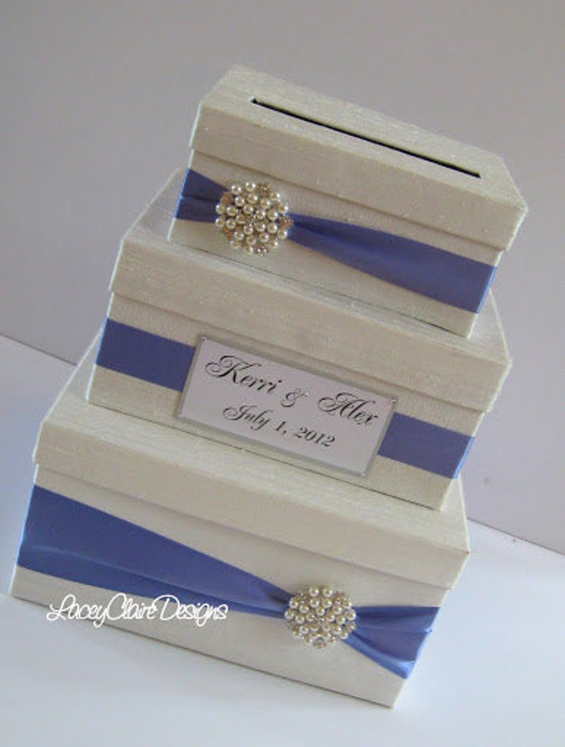 Wedding Gift Box, Card Box, Wedding Money Holder, Black and White Card ...