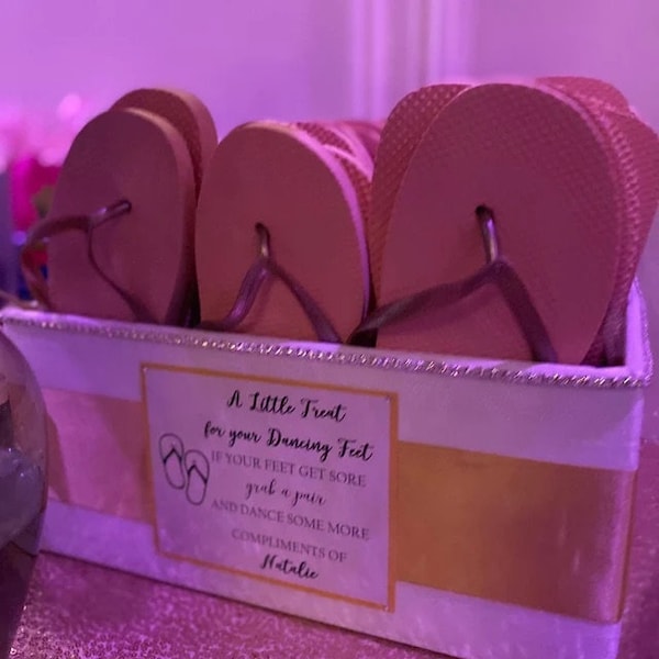 Flip Flops for Wedding Guests - Etsy