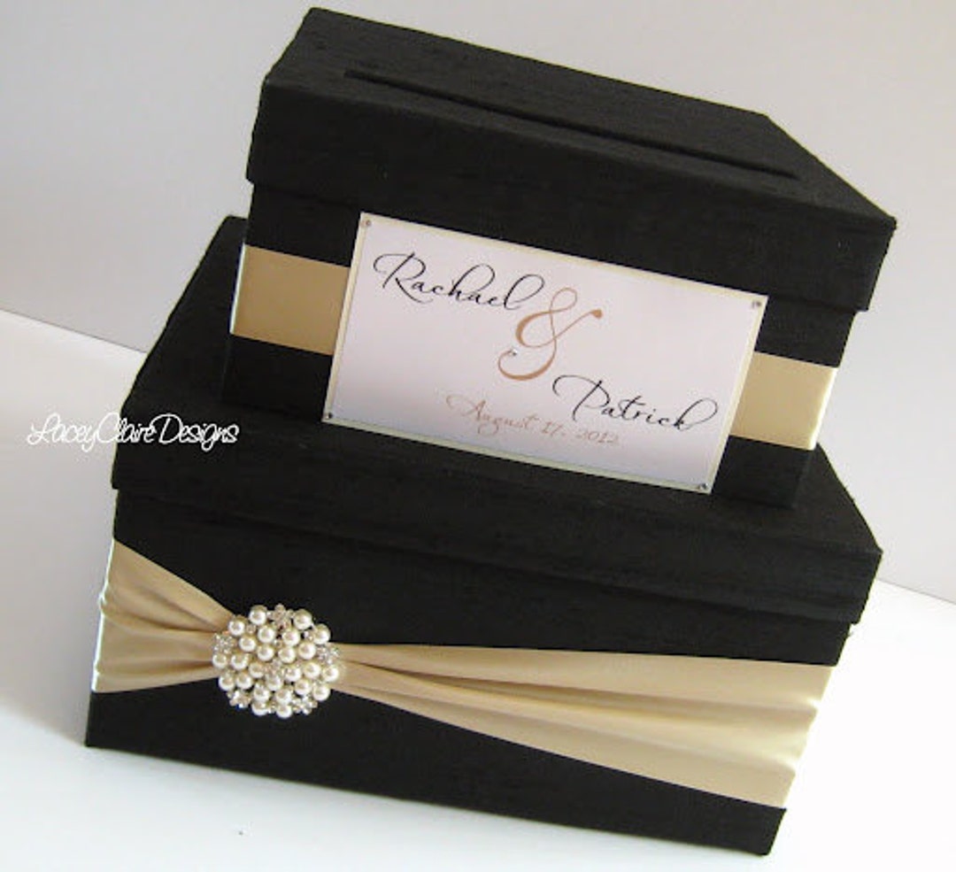 Wedding Card Box, Money Box, Gift Card Holder, Wedding Gift Card Money ...
