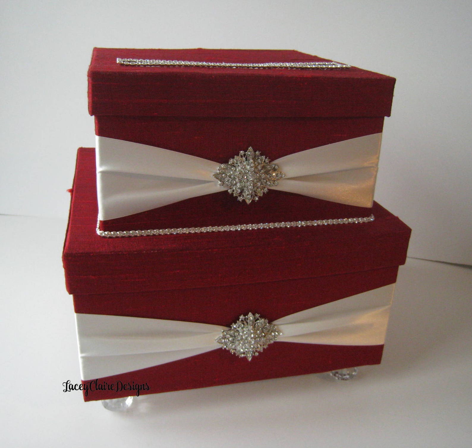 Wedding Card Box Envelope Box Reception Card Holder Red and - Etsy