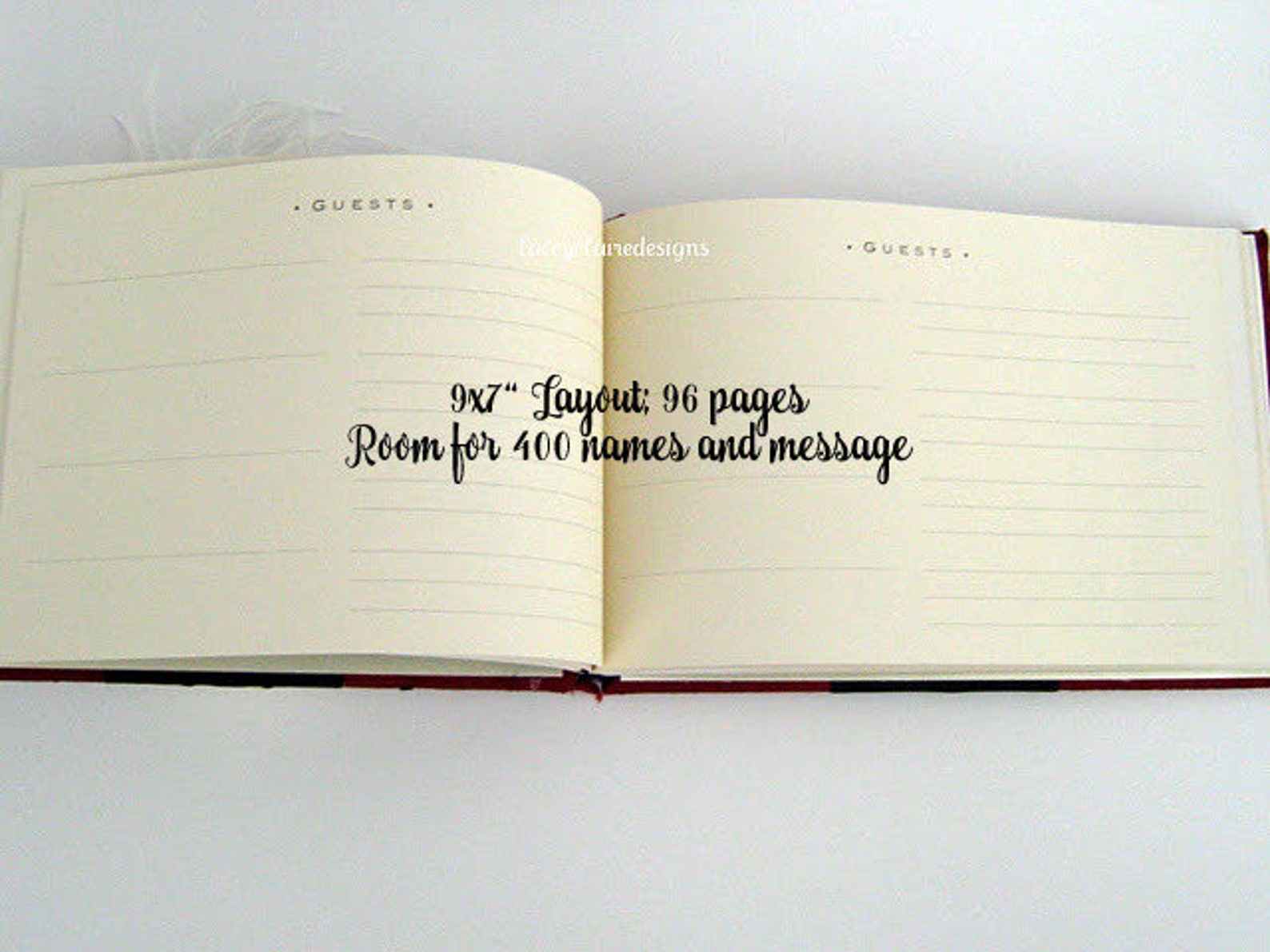 Wedding Guest Book Reception Guest Book Autograph Book | Etsy