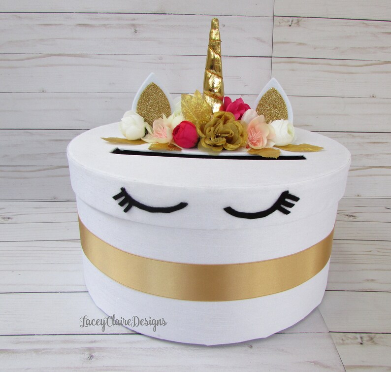 Unicorn Card Box Unicorn Party Unicorn Card Holder Unicorn - Etsy
