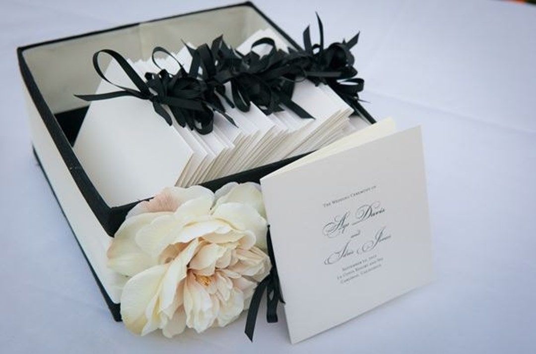 Program and Amenities Box, Bubble Holder, Centerpiece, Favor Box ...