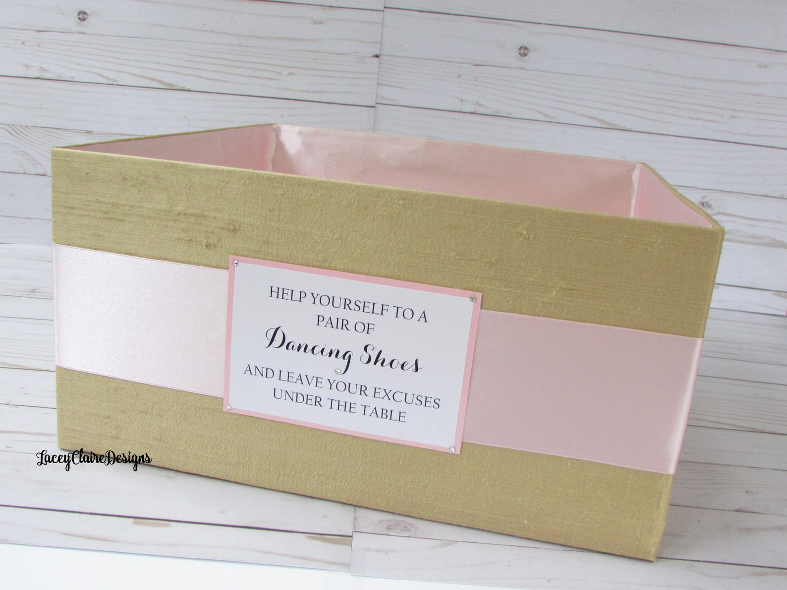 Flip Flop Basket, Dancing Shoes Basket, Flip Flops Box for Wedding ...