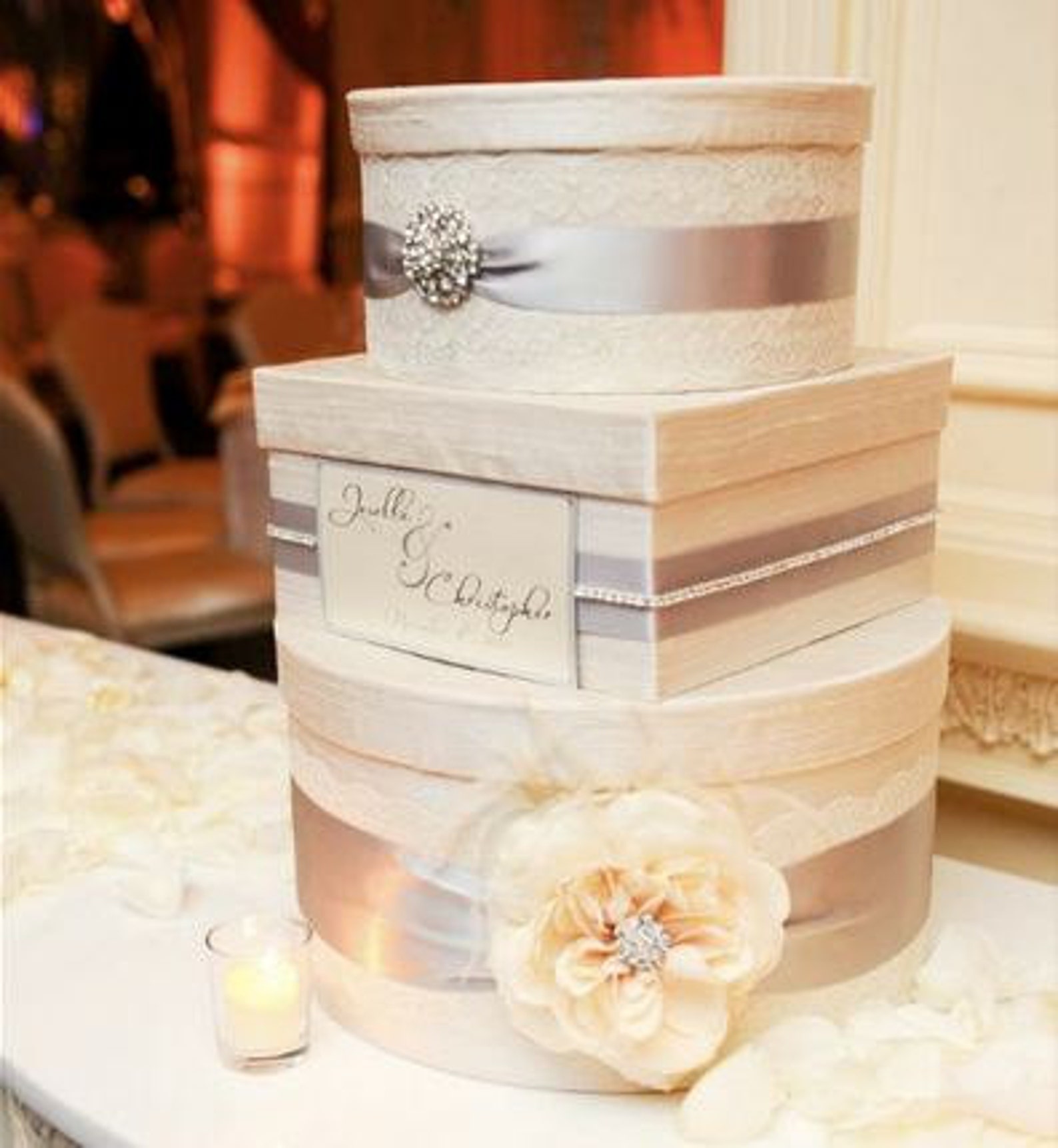 Wedding Card Box Custom Money Box Bridal Shower Money Holder | Etsy