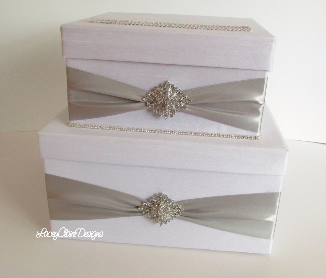 Wedding Card Box, Bling Card Box Unique Wedding Gift Box - Custom Made ...