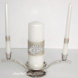 Glitter Unity Candles, Wedding Unity Candle Ceremony, Unity Candles Set ...