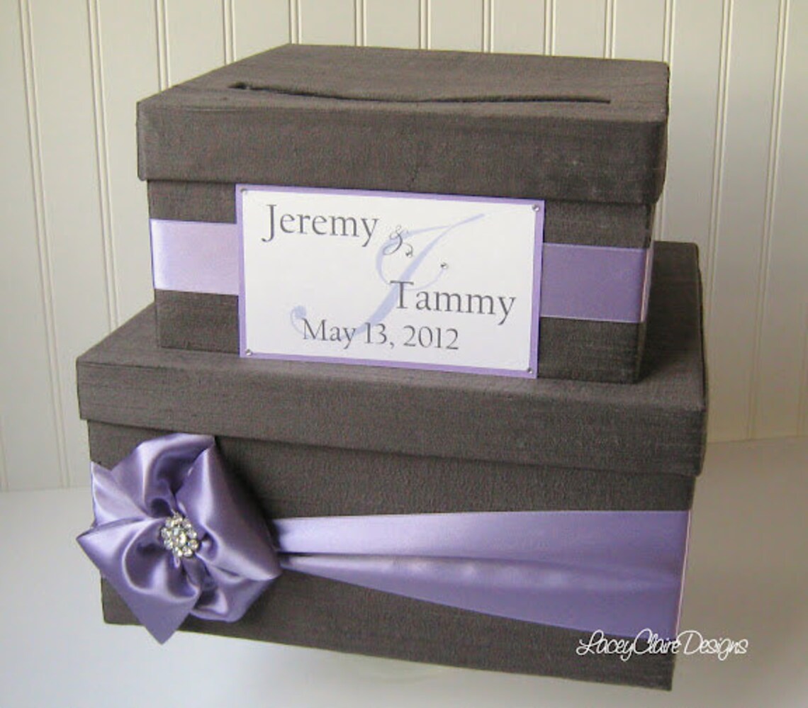 Wedding Card Money Box Gift Card Box Reception Card Holder | Etsy