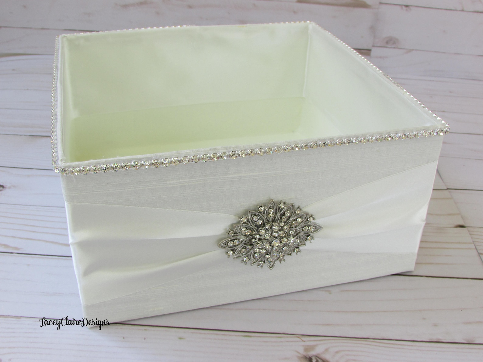 Wedding Box, Program Box, Program Basket, Bridal White Wedding Box ...