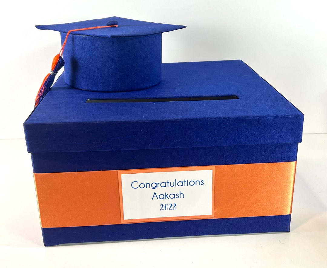 Graduation Card Box, Card Holder for Graduation Cards, College ...