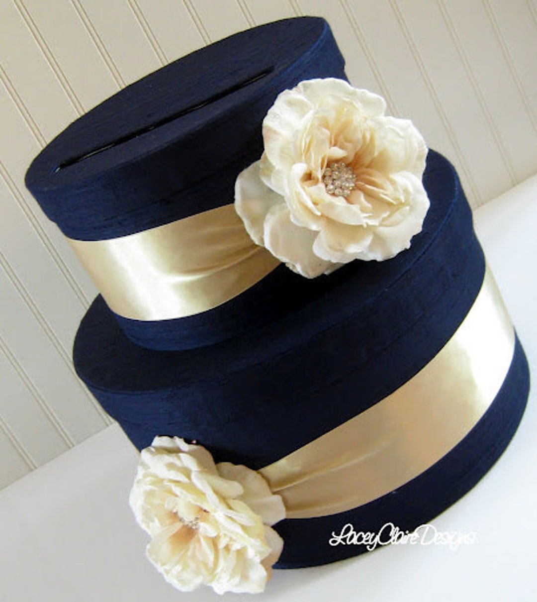 Navy Wedding Card Box, Gift Card Box, Wedding Money Box, Card Holder ...