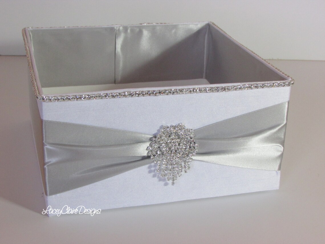 Wedding Box Bling Program Box Bubble Box Wedding Basket | Etsy