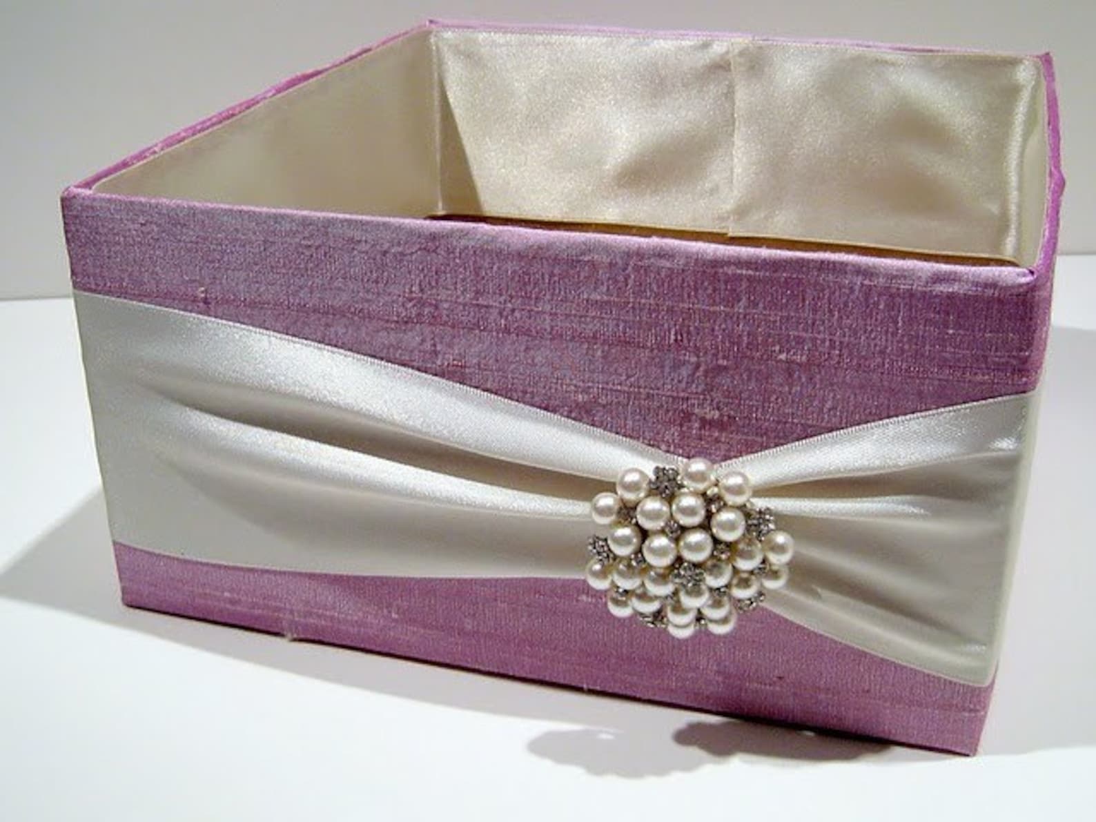Program Box, Purple Program Holder, Bathroom Holder Box, Wedding Basket ...