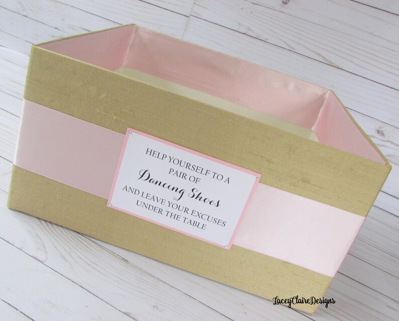 Flip Flop Basket, Dancing Shoes Basket, Flip Flops Box for Wedding ...