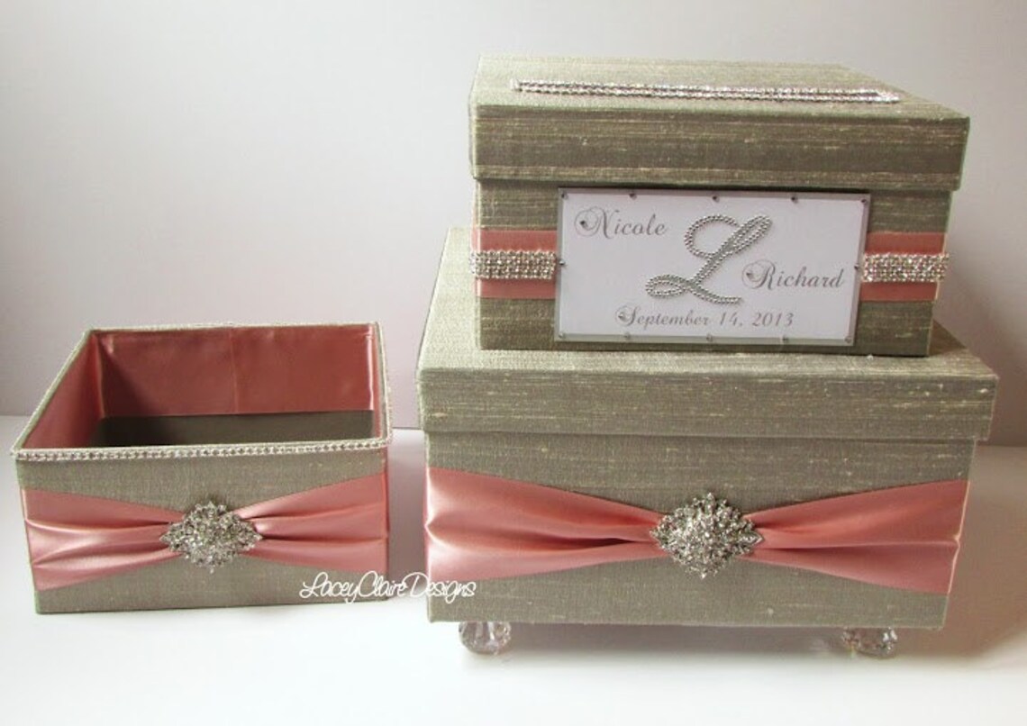 Wedding Box Program Box Bubble Box Centerpiece Favor - Etsy