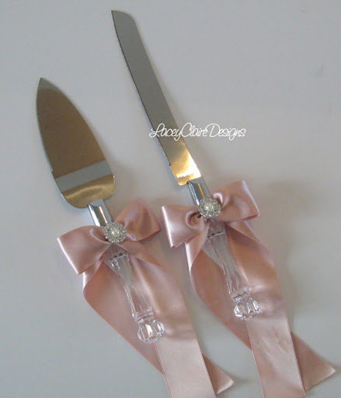Wedding Cake Server Cake Cutting Set Wedding Serving Set - Etsy