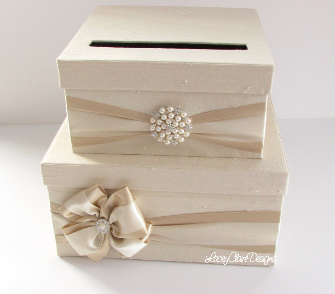 Card Box Wedding, Gold Wedding Card Box, Modern Card Box, Card Box With ...