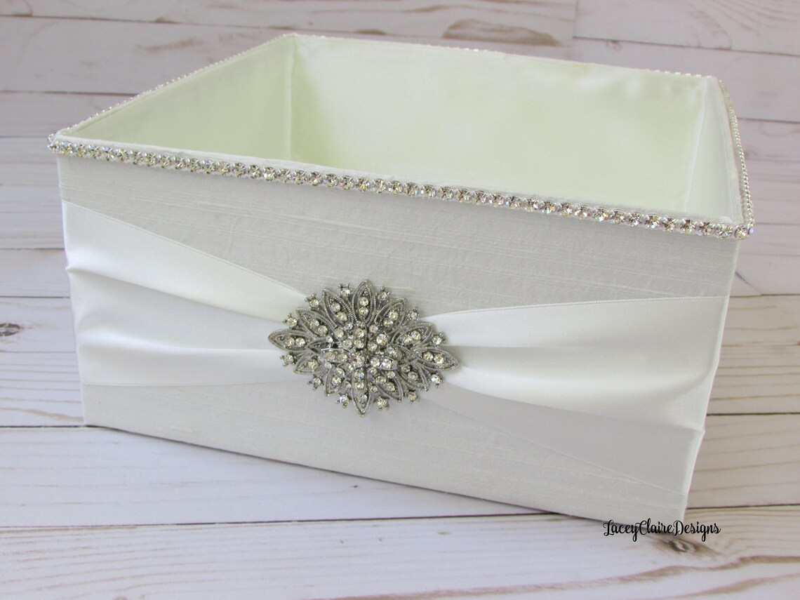 Wedding Box, Program Box, Program Basket, Bridal White Wedding Box ...