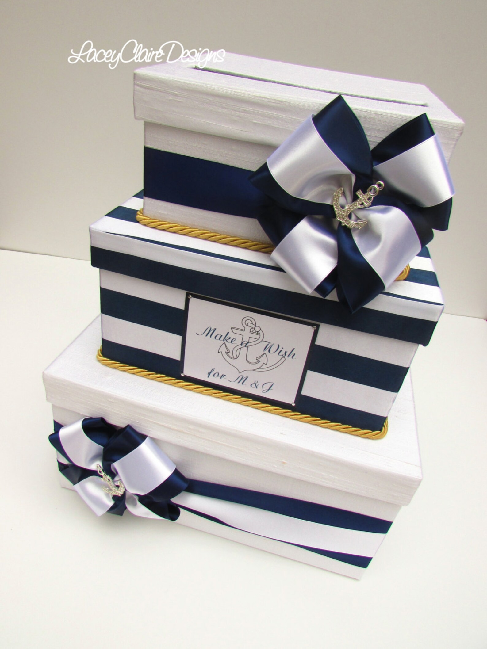 Nautical Wedding Card Box, Beach Wedding Card Box, Beach Wedding Box ...