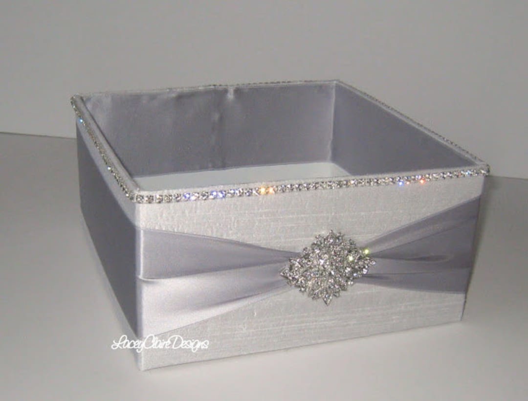 Wedding Box, Program Box, Bubble Box, Open Box, Centerpiece Decor ...