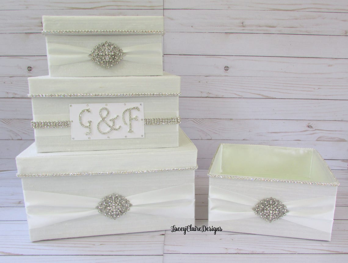 Wedding Box Program Box Program Basket Bridal White Wedding - Etsy