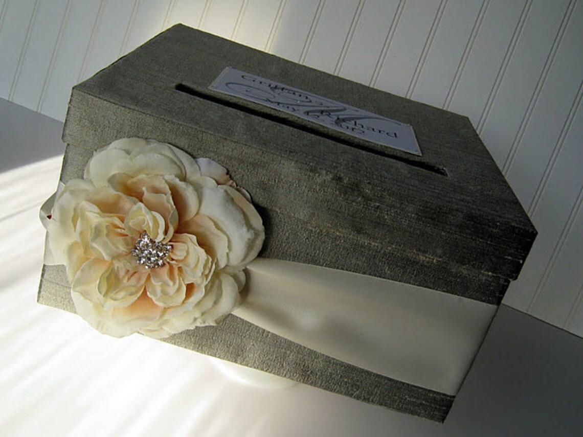 Wedding Card Money Box You Customize Colors - Etsy