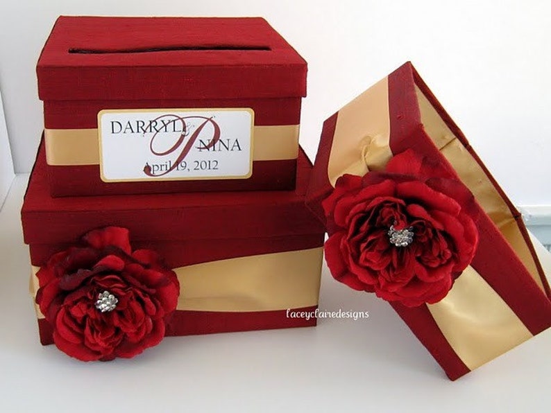 Wedding Card Box Wedding Money Holder Wedding Money Box- You Customize ...