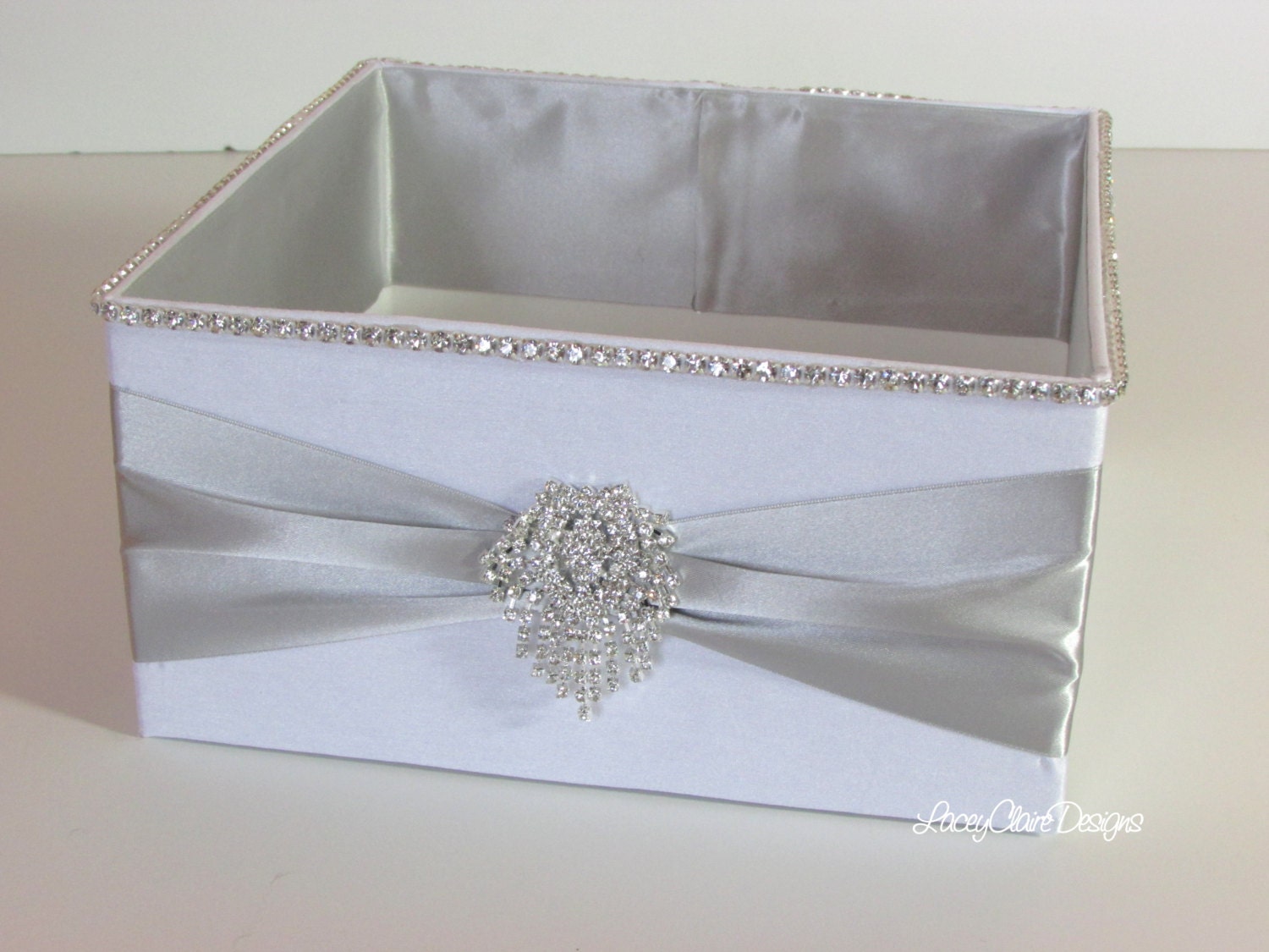 Wedding Box Bling Program Box Bubble Box Wedding Basket | Etsy