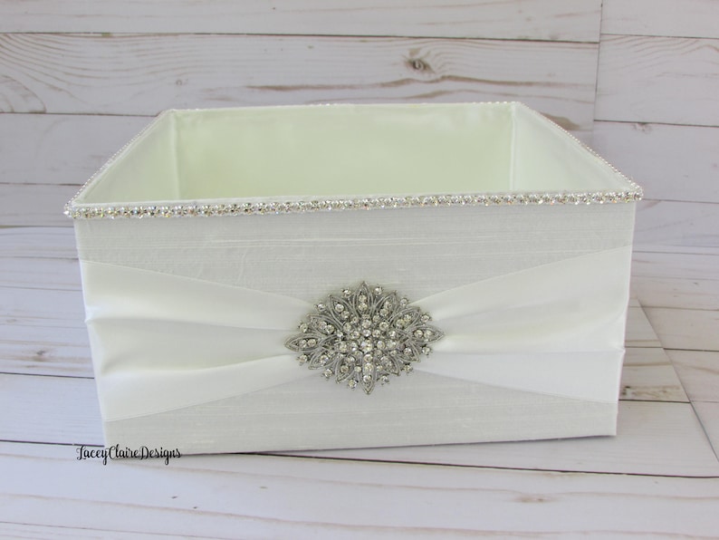 Wedding Box, Program Box, Program Basket, Bridal White Wedding Box ...