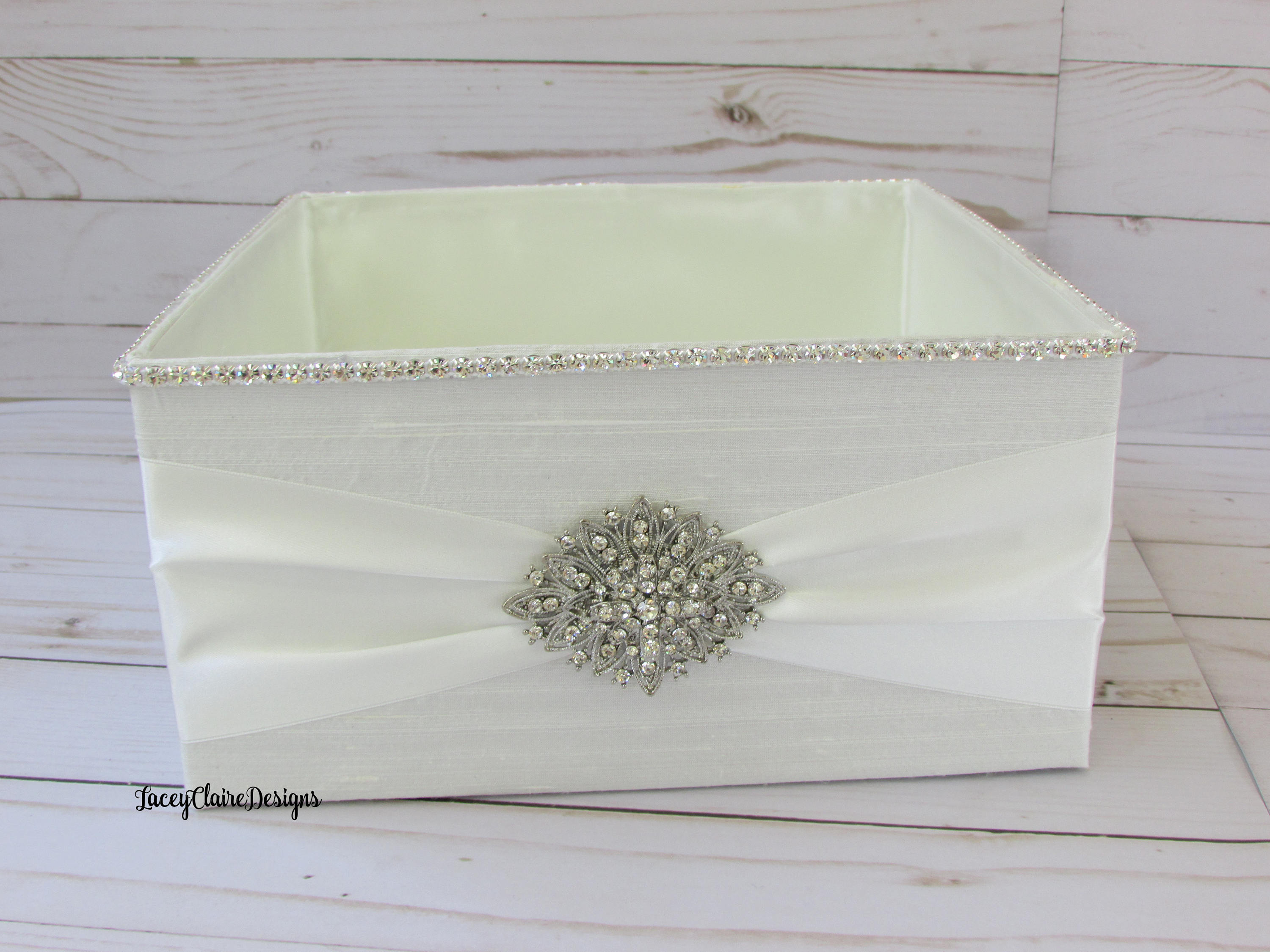 Wedding Box, Program Box, Program Basket, Bridal White Wedding Box ...