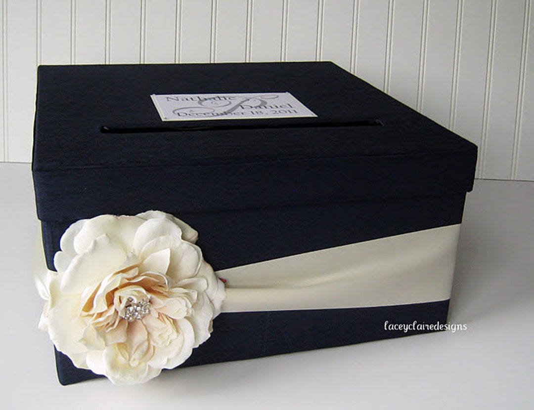 Wedding Card Money Box - You Customize Colors - Etsy
