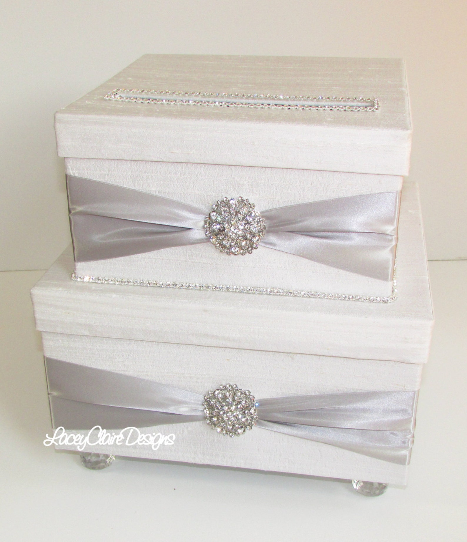 Wedding Card Box Bling Card Box Rhinestone Money Card - Etsy
