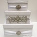 Card Box for Wedding, Event Card Box, Personalized Card Box, White ...
