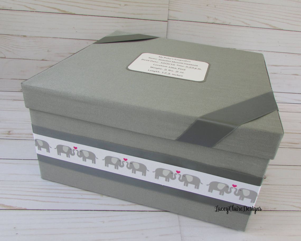 Baby Keepsake Box Baby Memory Box Baby Gift Baby Shower | Etsy