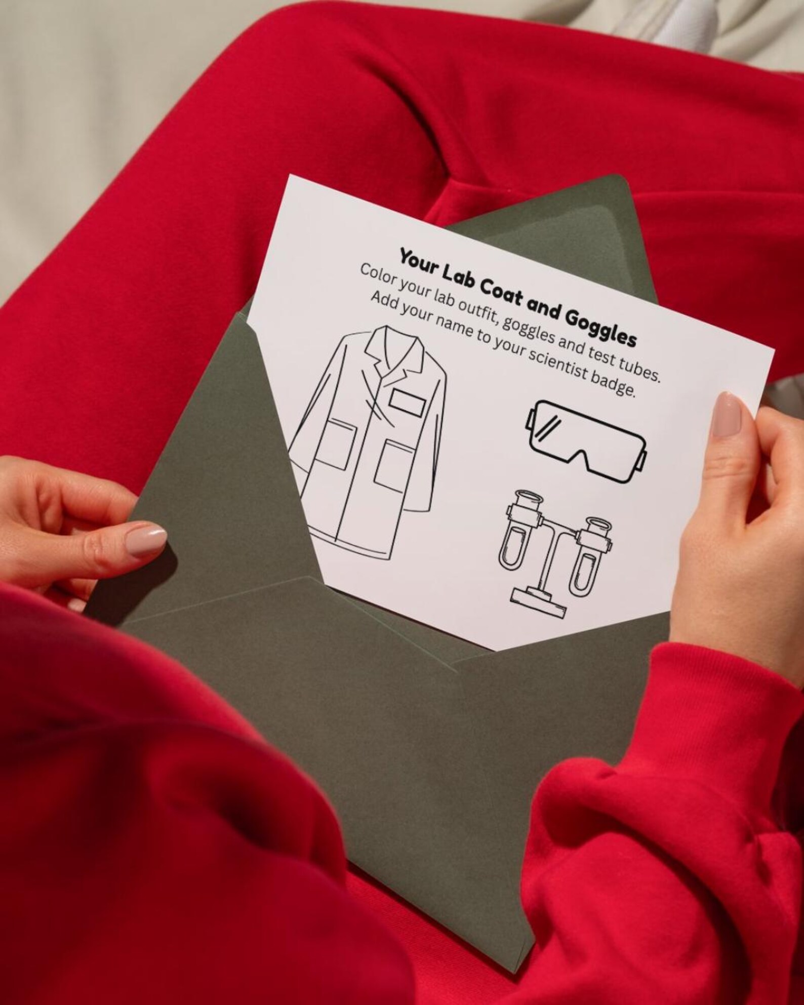 Become a Scientist - Printable Coloring & Activity Book for Curious ...