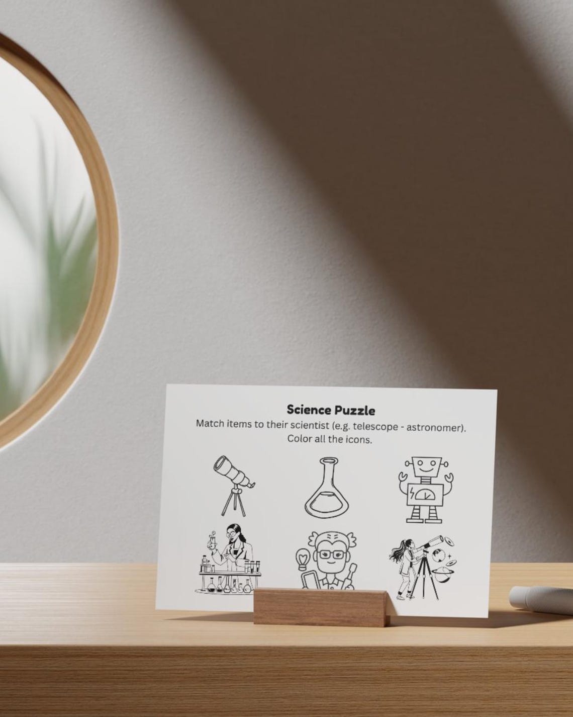 Become a Scientist - Printable Coloring & Activity Book for Curious ...