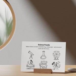 Become a Scientist - Printable Coloring & Activity Book for Curious ...