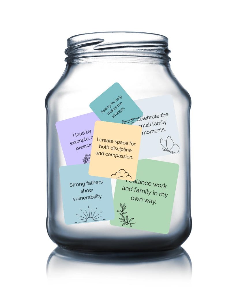 63 Printable Affirmation Cards for Fathers - Father's Day Gift - Daily ...