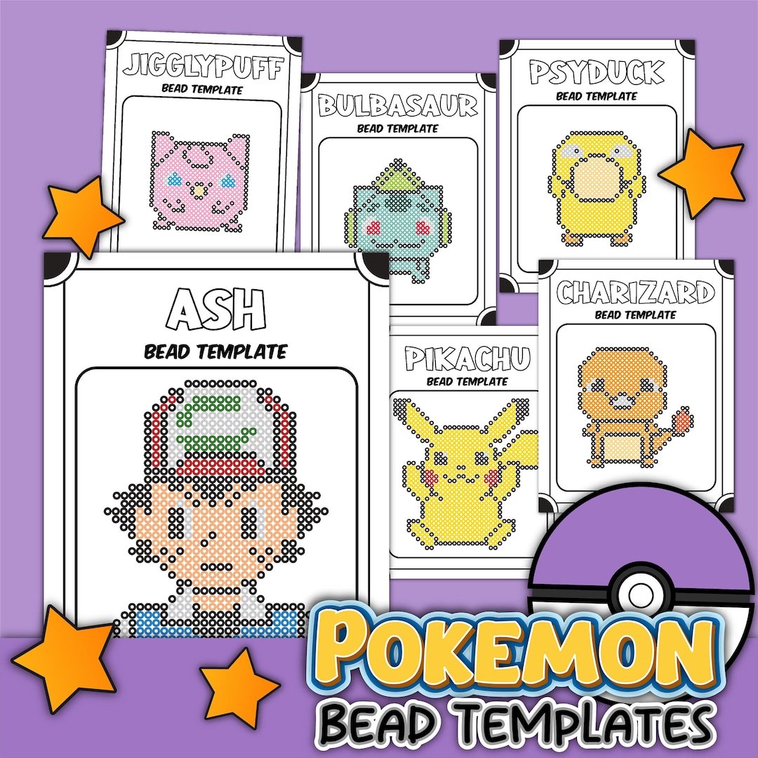 Pokemon Perler Bead Designs - Etsy
