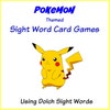 Pokemon Themed Sight Word Card Games Dolch Sight Words - Etsy