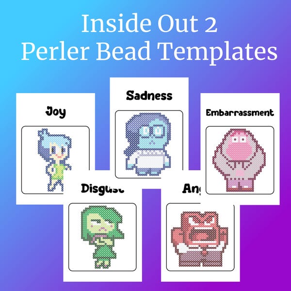 Inside Out Perler Bead - Etsy