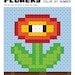 Super Mario Flowers Color by Number Pixel Art - Etsy