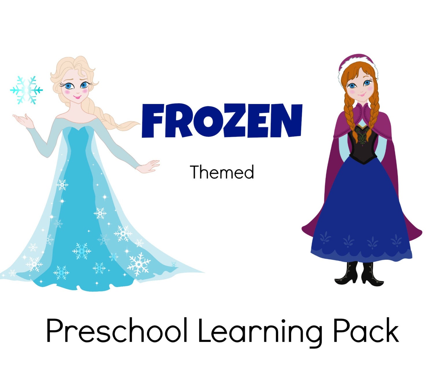 Frozen Themed Preschool Pack - Etsy